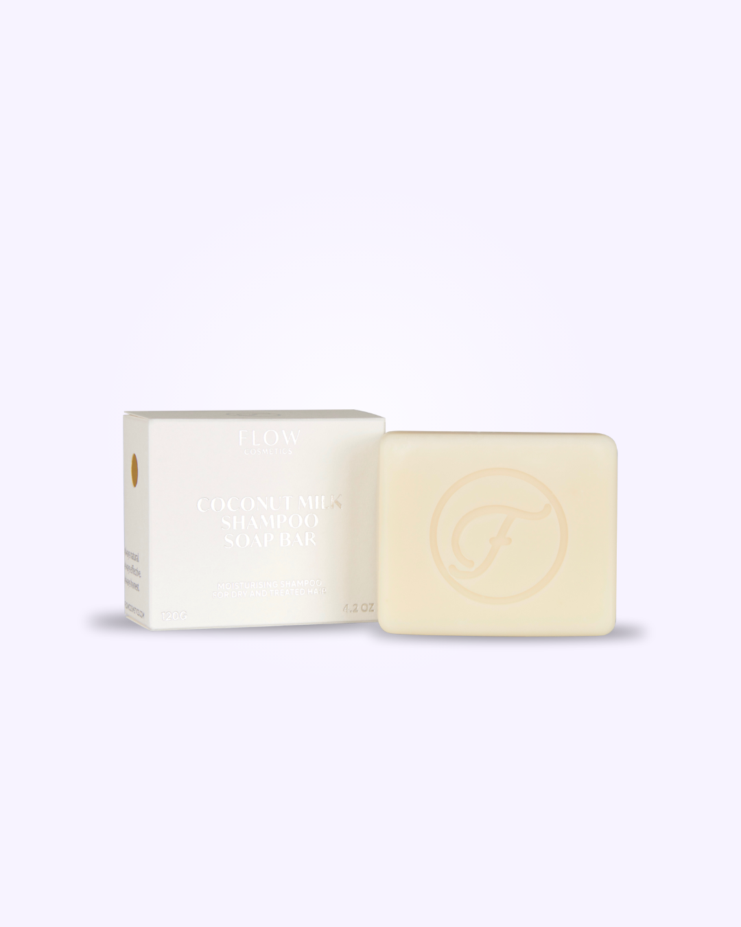 Coconut Milk - vegan solid shampoo for treated hair | Flow Cosmetics